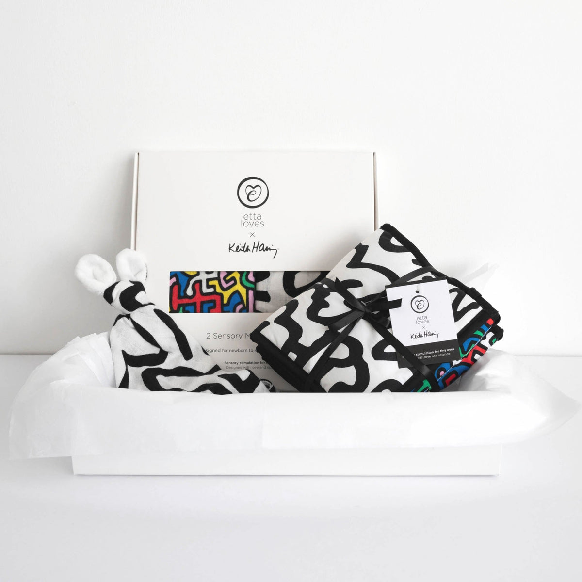 KEITH HARING COLLECTION GIFT BOX - for babies' first year – Etta Loves US